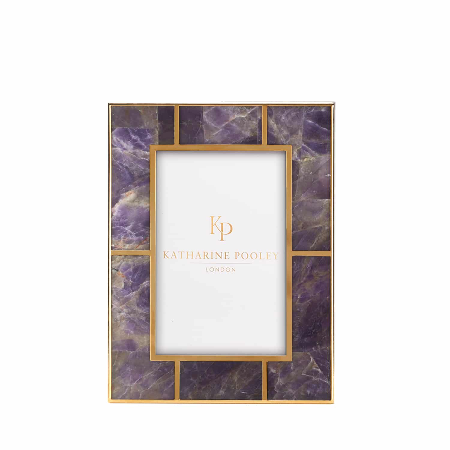 24k Gold Amethyst Photograph Frame | Katharine Pooley