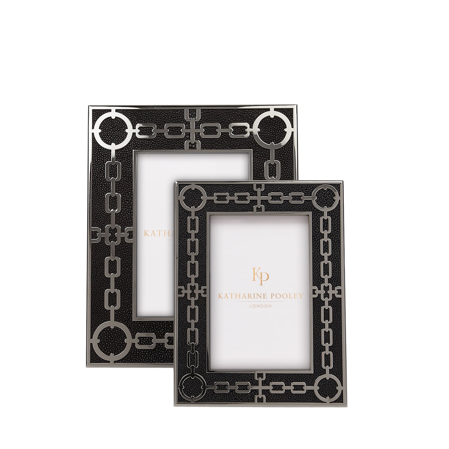 Chain Link Ivory Shagreen Photograph Frame | Katharine Pooley
