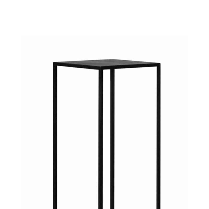 Linear Noir Black Sculpture Plinth | Katharine Pooley